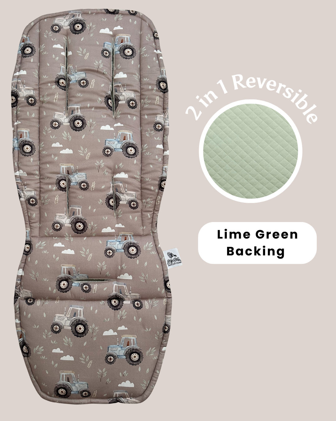 Universal Pram Liner – Jasper | Reversible & Padded Stroller Liner ...
